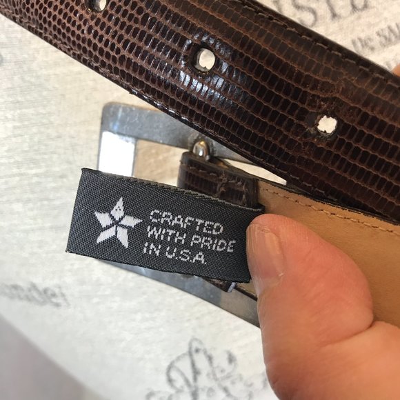 Brighton | Accessories | Brighton Vintage 2329 Brown Leather Belt ...